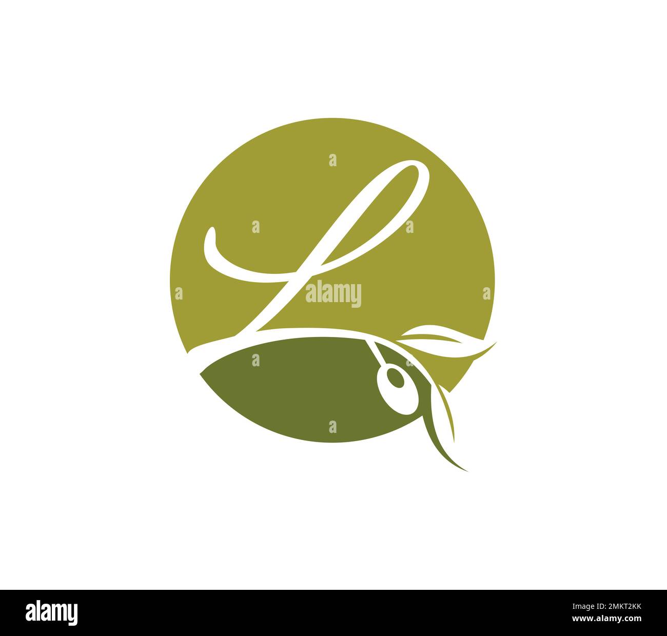 A vector illustration of Grape Vine Monogram Initial Logo Letter L ...