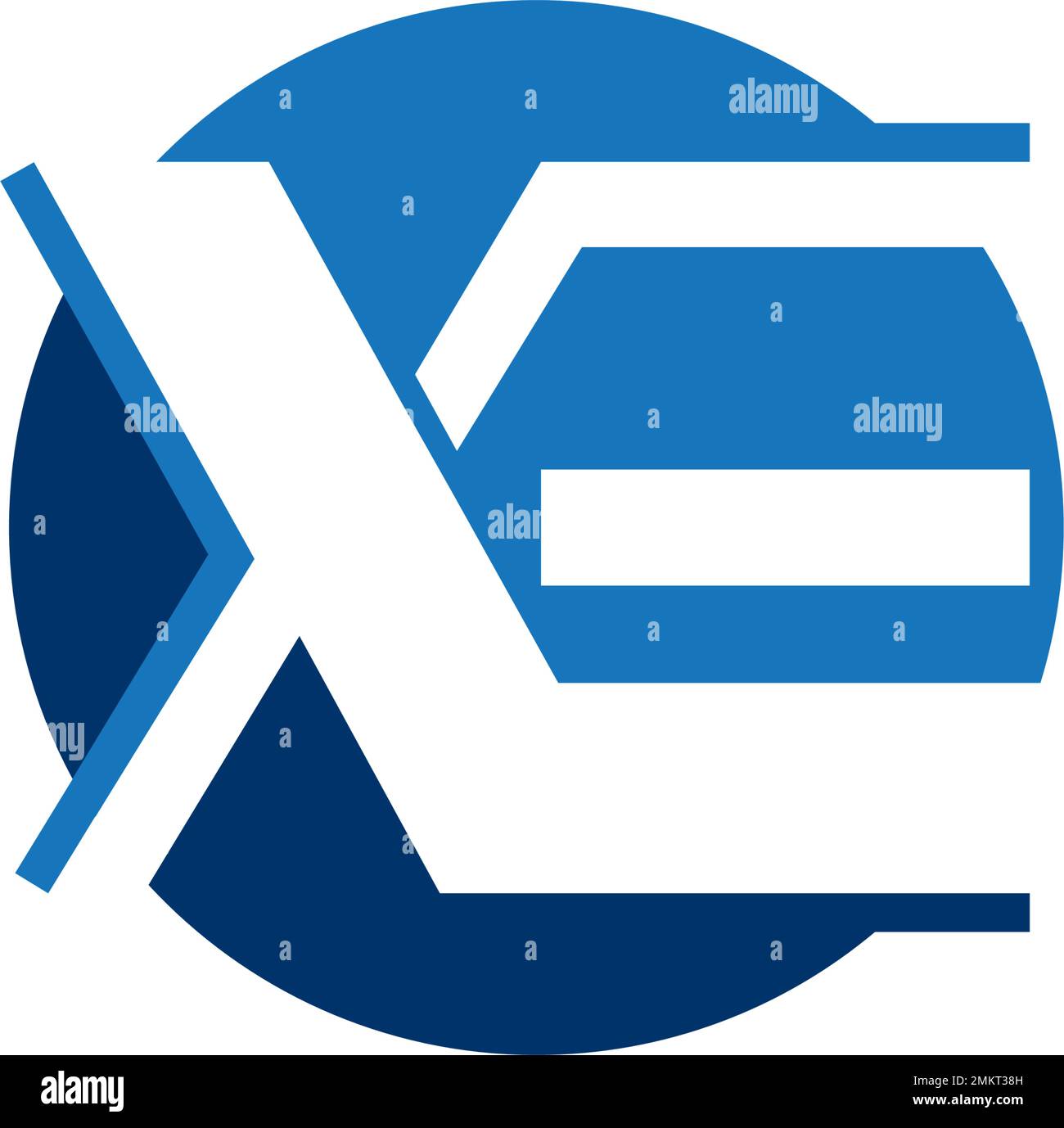 letter XE . logo vector illustration abstract design Stock Vector Image ...