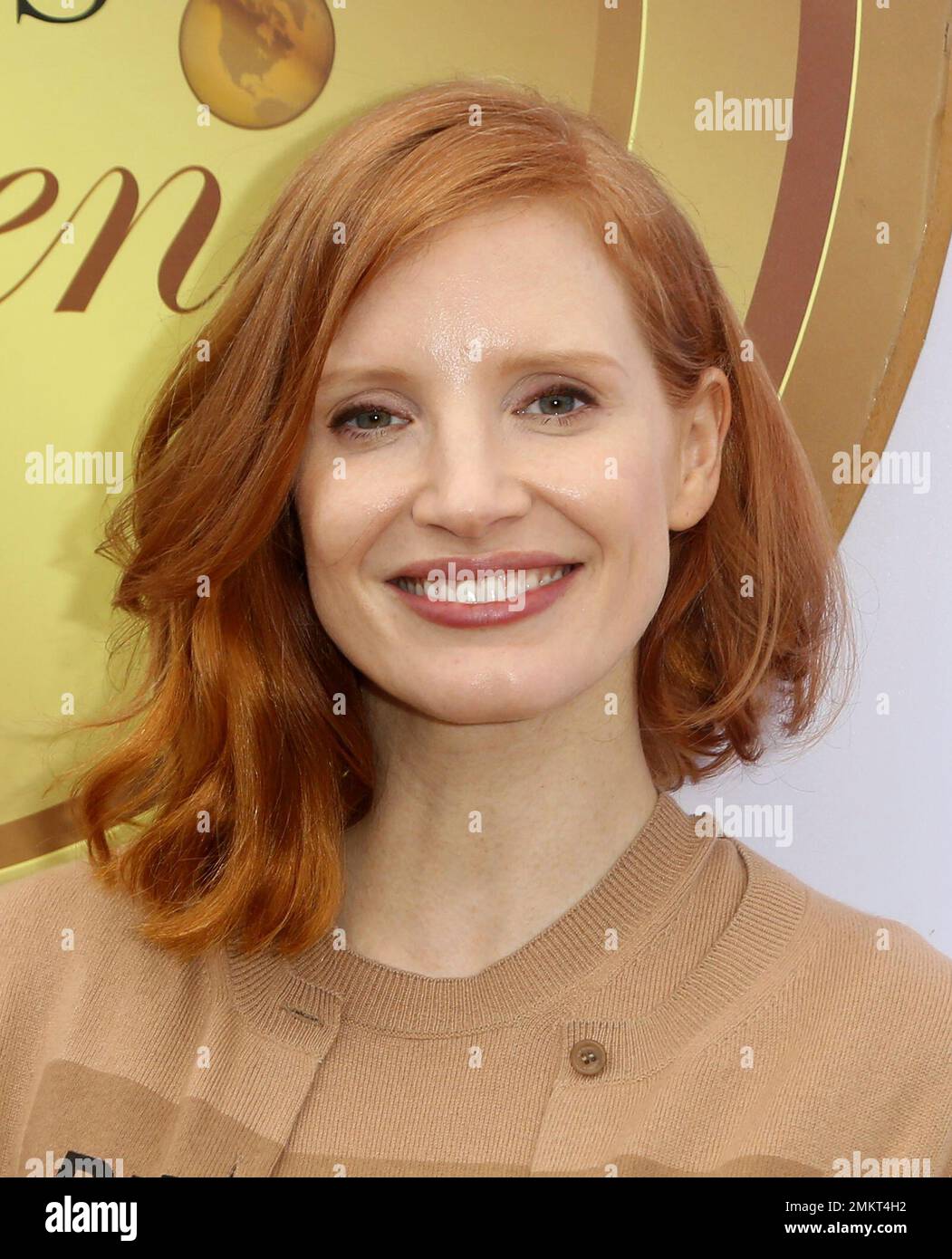 Jessica Chastain arrives at the '6th Annual Gold Meets Golden' on ...