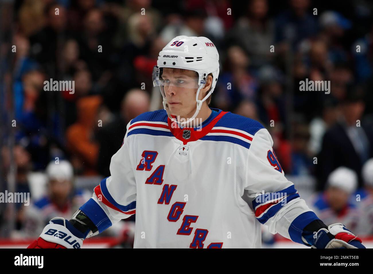 New York Rangers center Vladislav Namestnikov (90) in the first period ...