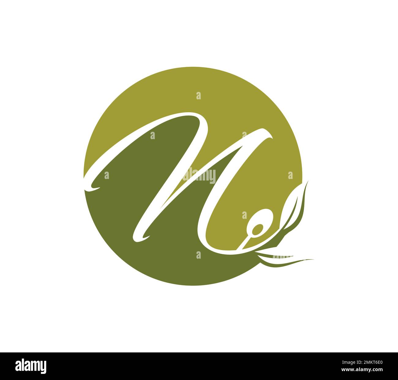 A vector illustration of Grape Vine Monogram Initial Logo Letter N Stock Vector Image & Art - Alamy