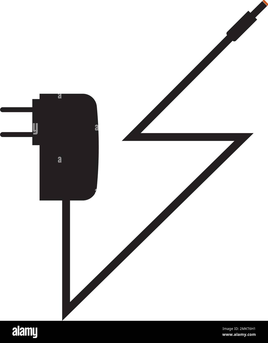 charger vector icon illustration logo template Stock Vector Image & Art ...