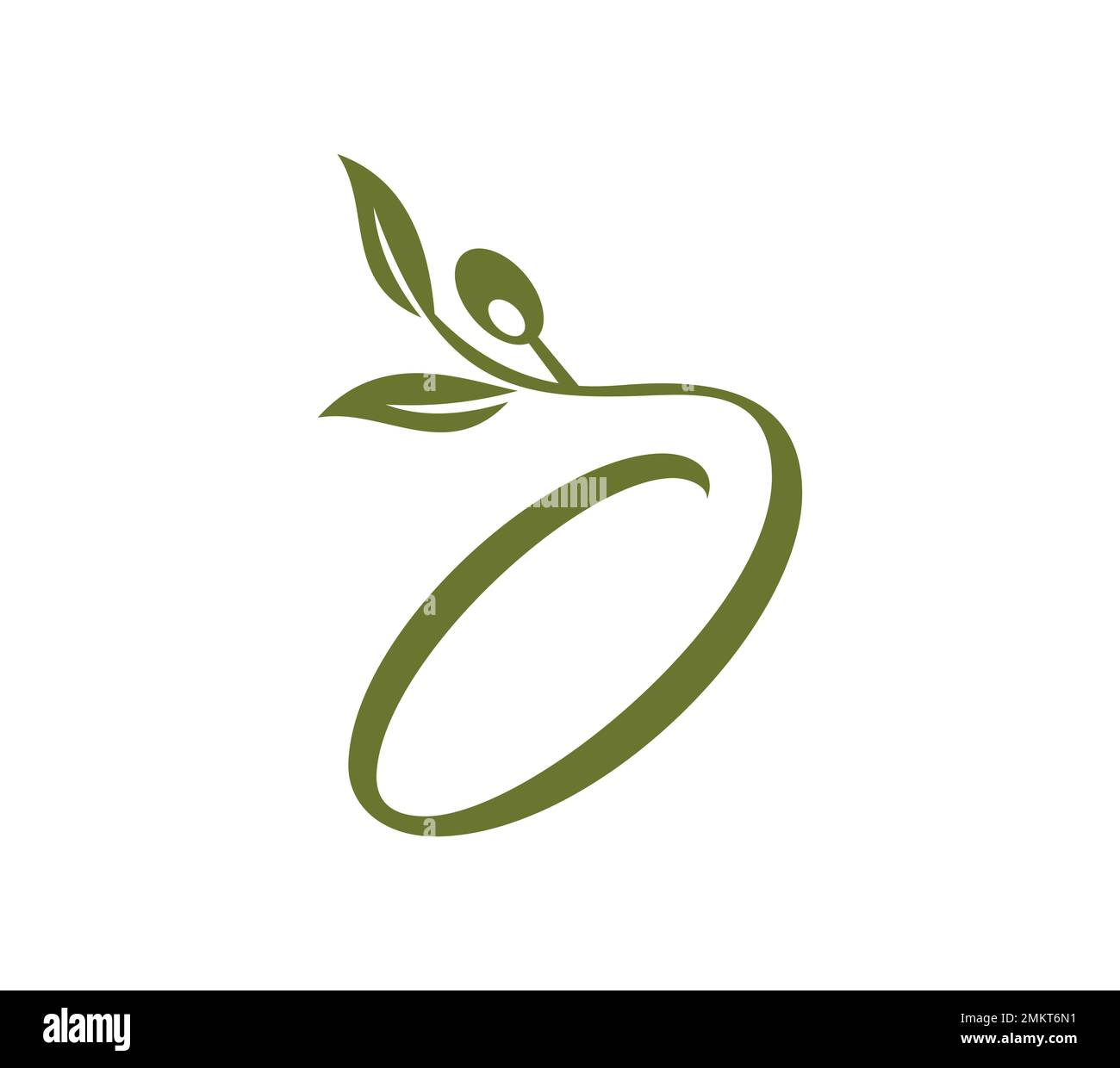 A vector illustration of Grape Vine Monogram Initial Logo Letter O Stock Vector Image & Art - Alamy