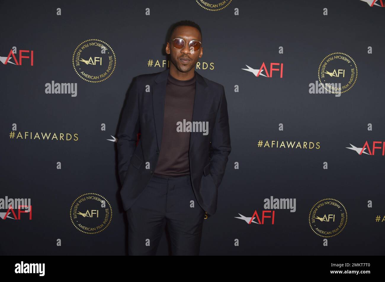 Mahershala Ali arrives at the AFI Awards at The Four Seasons on Friday ...