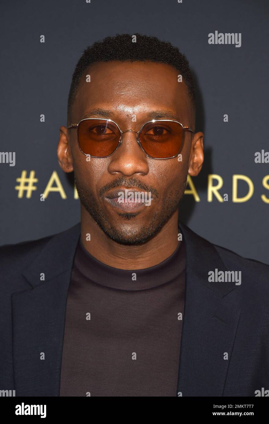Mahershala Ali arrives at the AFI Awards at The Four Seasons on Friday ...