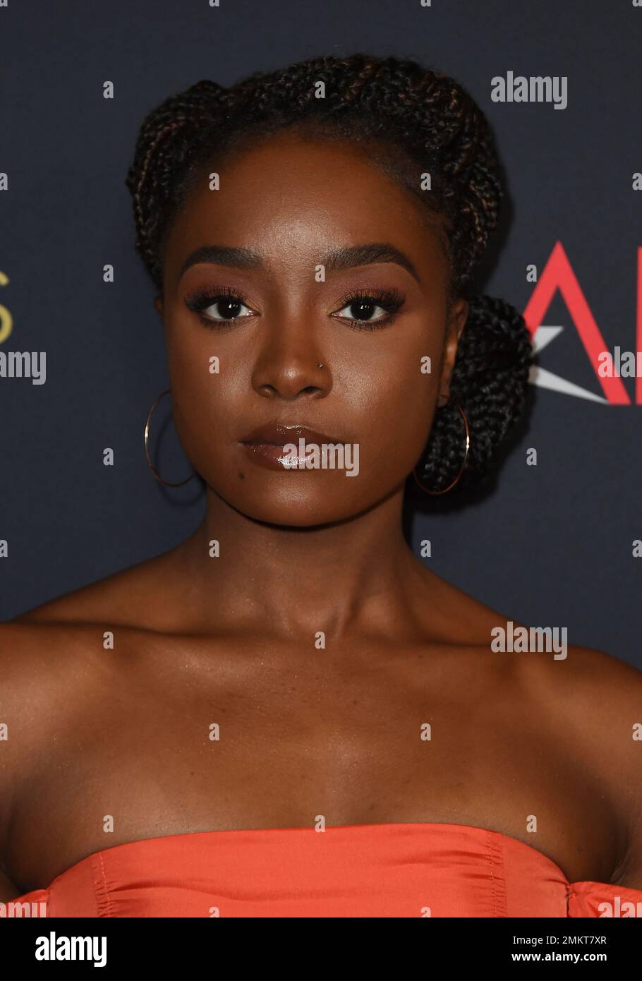 Kiki Layne arrives at the AFI Awards at The Four Seasons on Friday, Jan ...