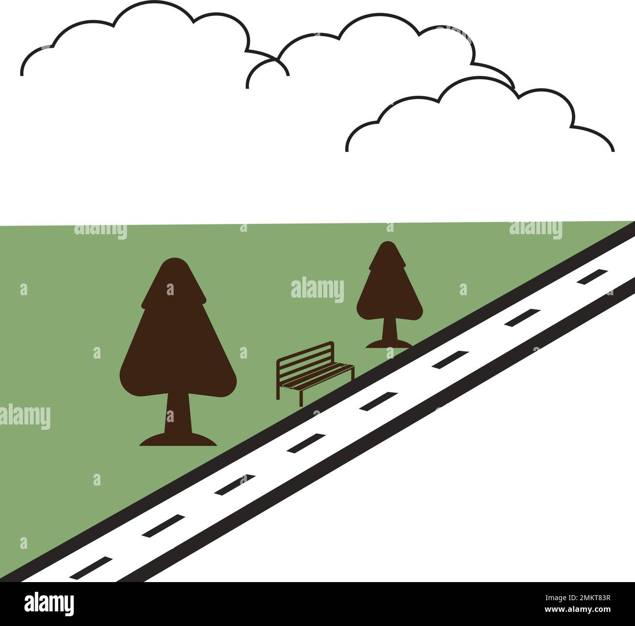 Water place park in Stock Vector Images - Alamy