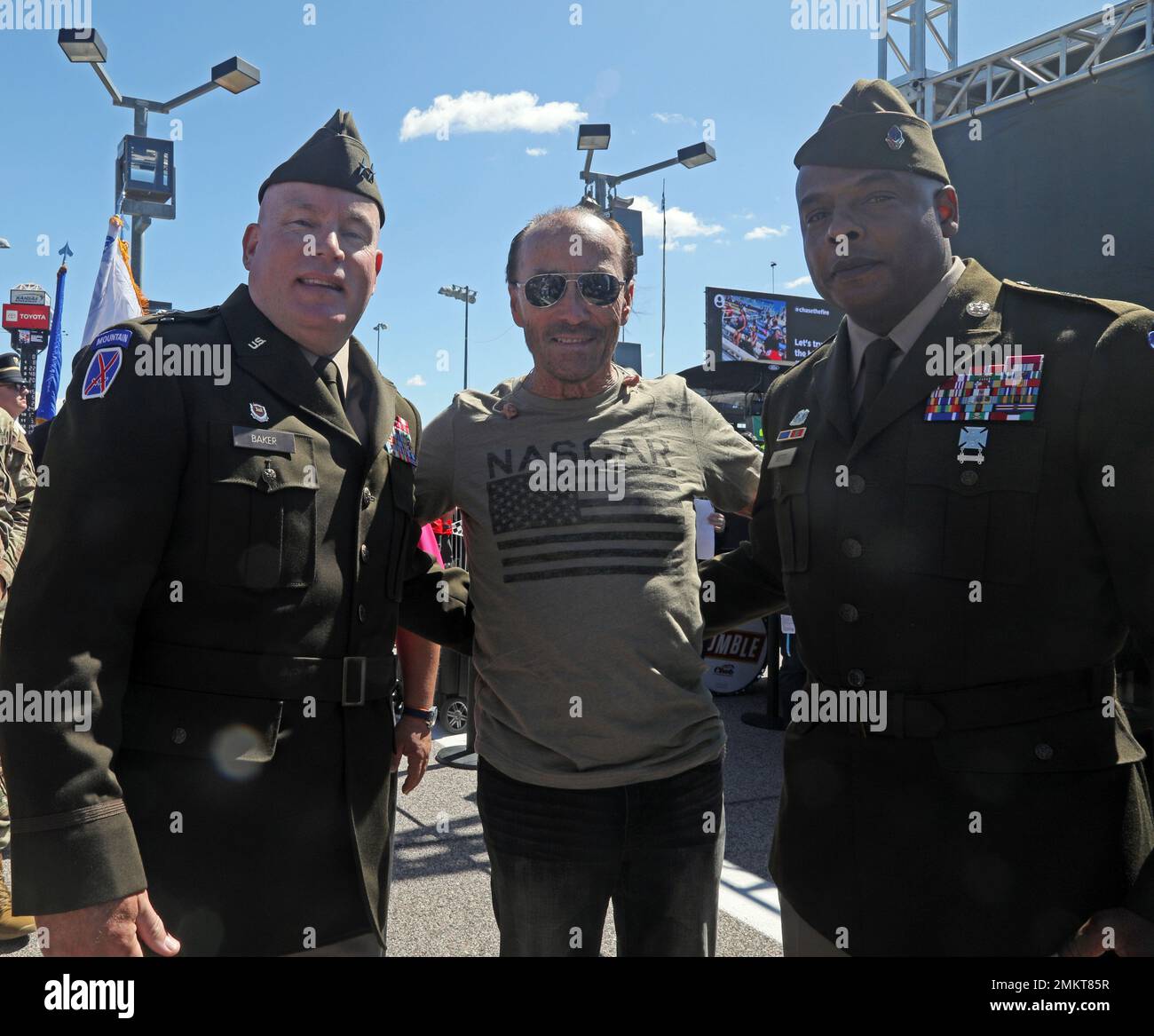 U.S. Army Reserve Maj. Gen. Matthew Baker, left, commander, 88th ...
