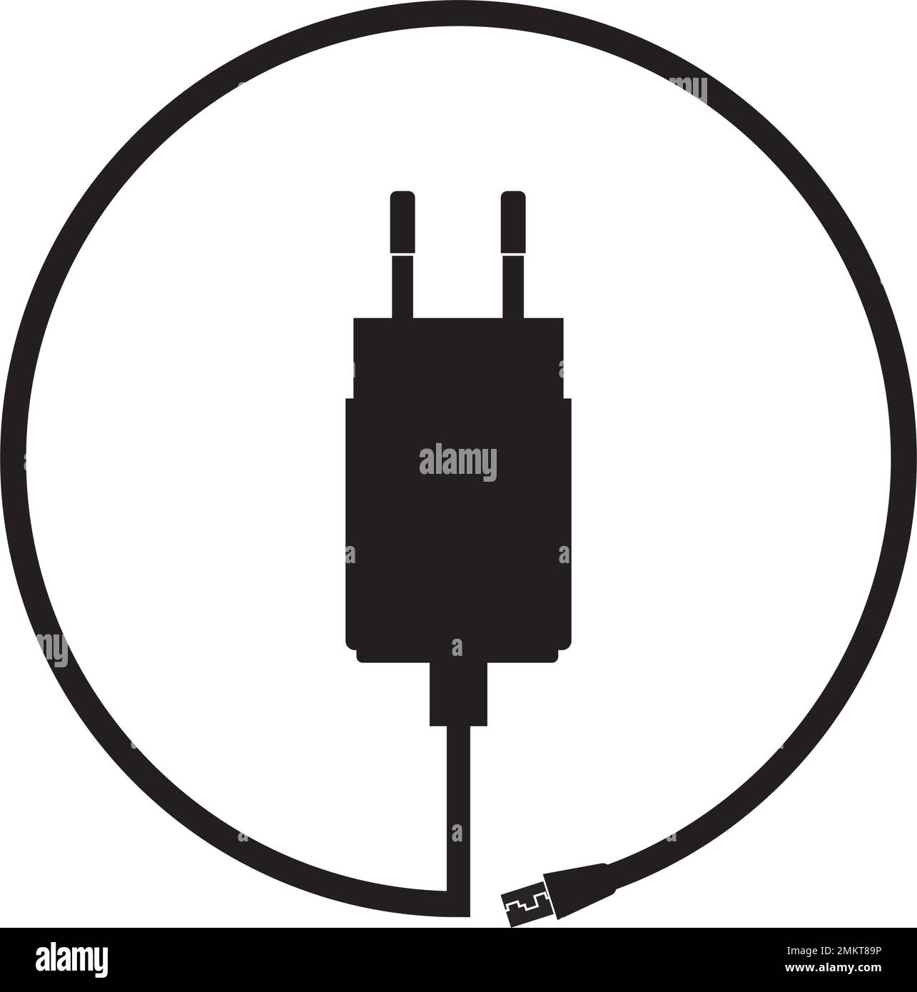 mobile phone charger icon,vector illustration logo design Stock Vector ...