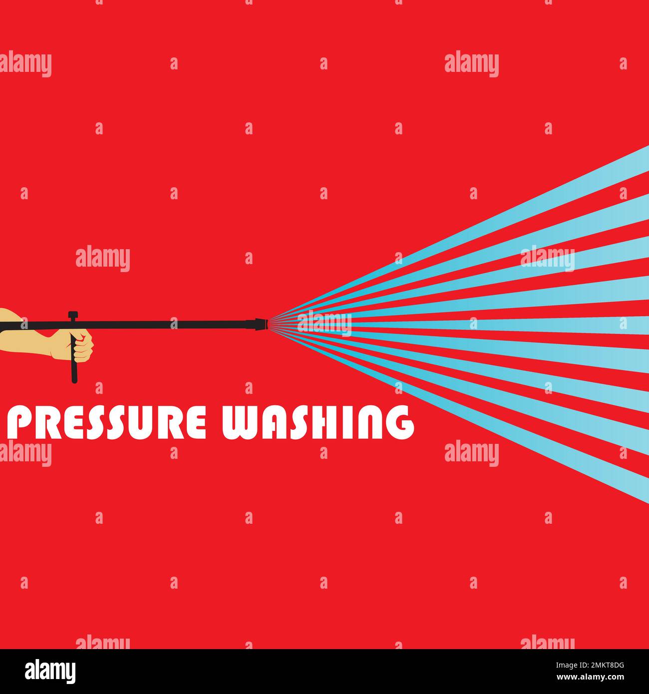 Pressure washing logo vector illustration design template background ...