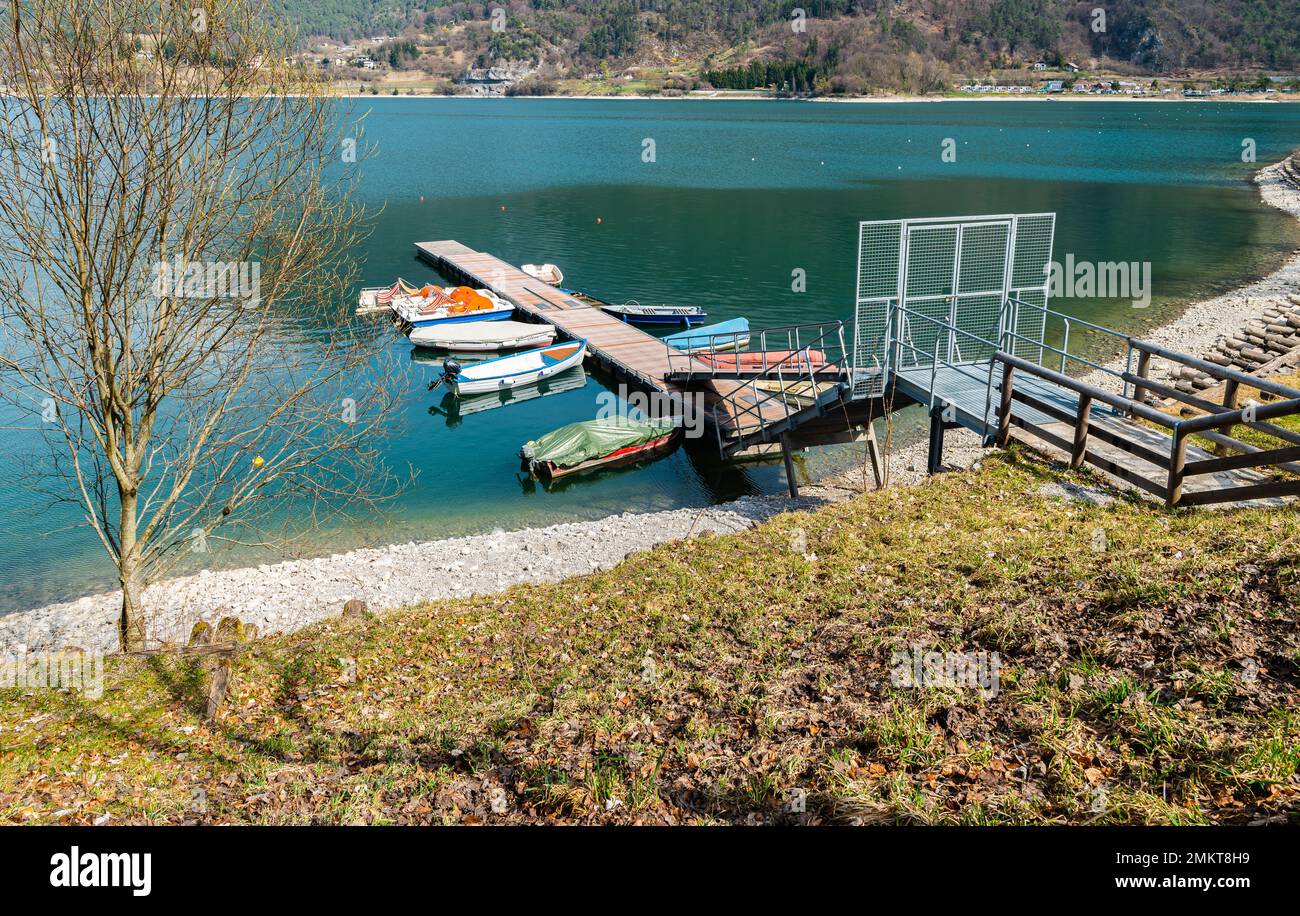 Promenade ledro lake hi-res stock photography and images - Alamy