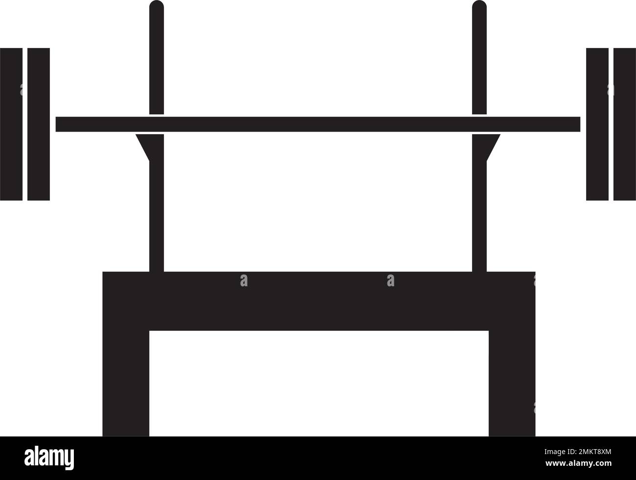 weightlifting vector icon illustration flat design Stock Vector Image ...