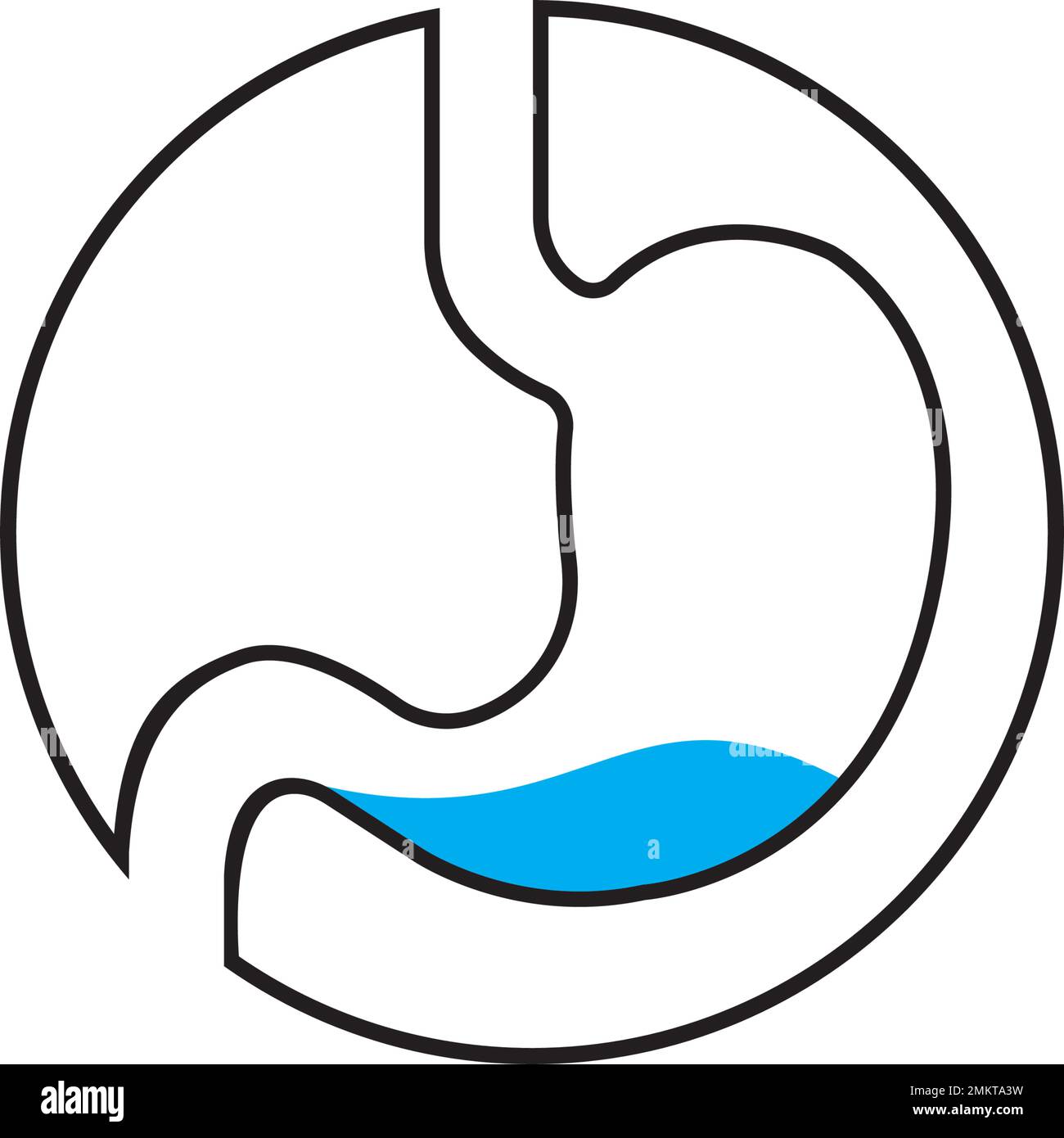 stomach care logo,vector illustration symbol design template Stock ...