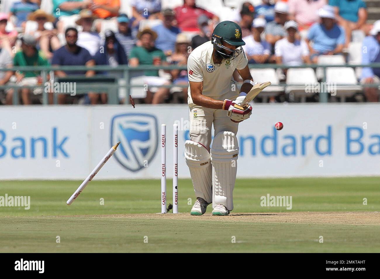Hashim Amla With Castle Logo