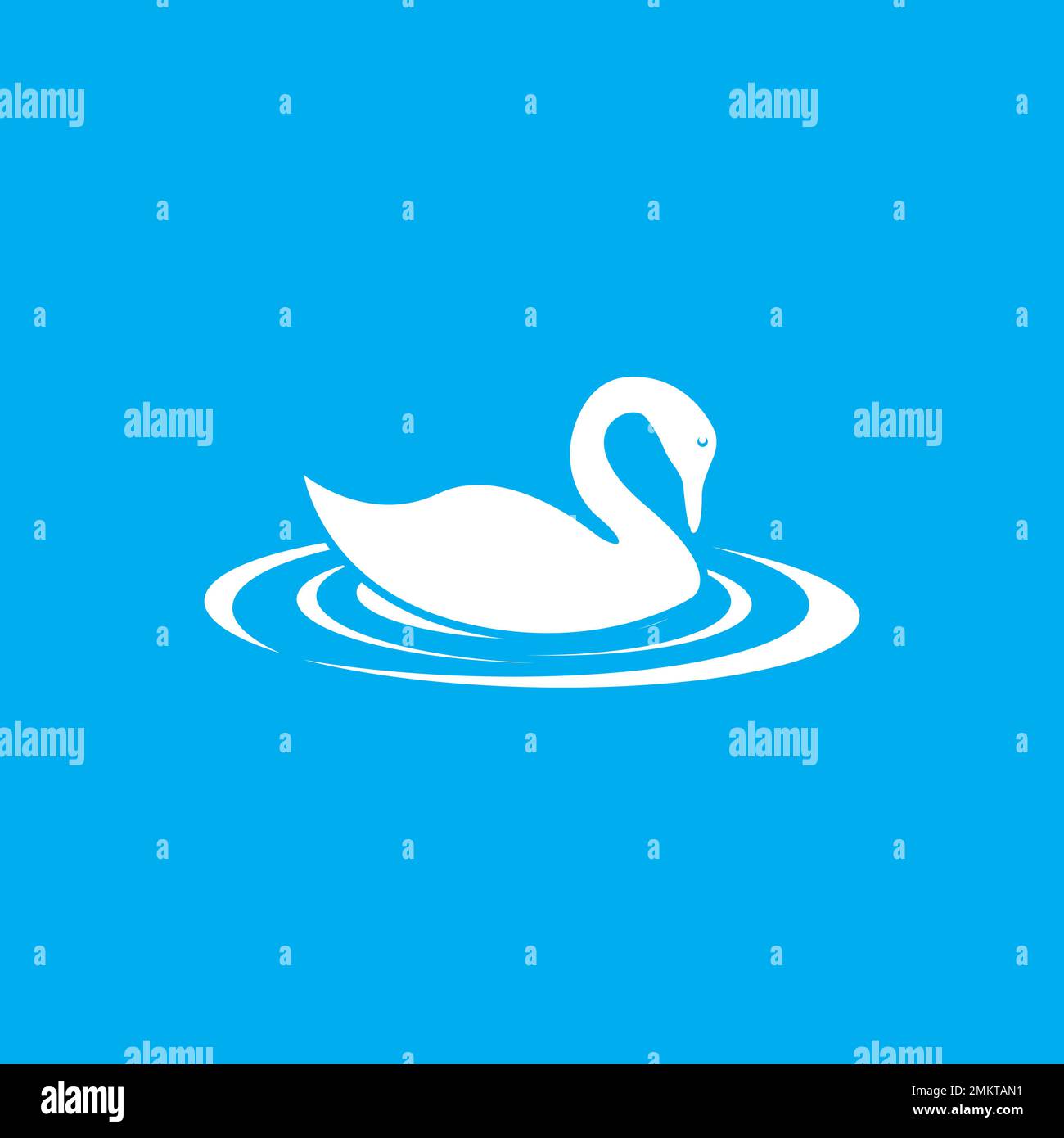 swan logo vector illustration design template Stock Vector Image & Art ...