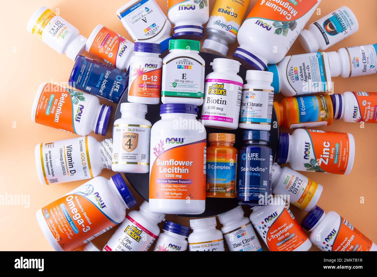 Vitamins, minerals and micronutrients from iHerb box. Lots of different ...