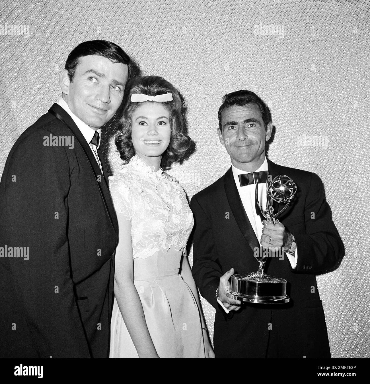 From left: James Drury, and Roberta Shore, co-stars of "The Virginians ...
