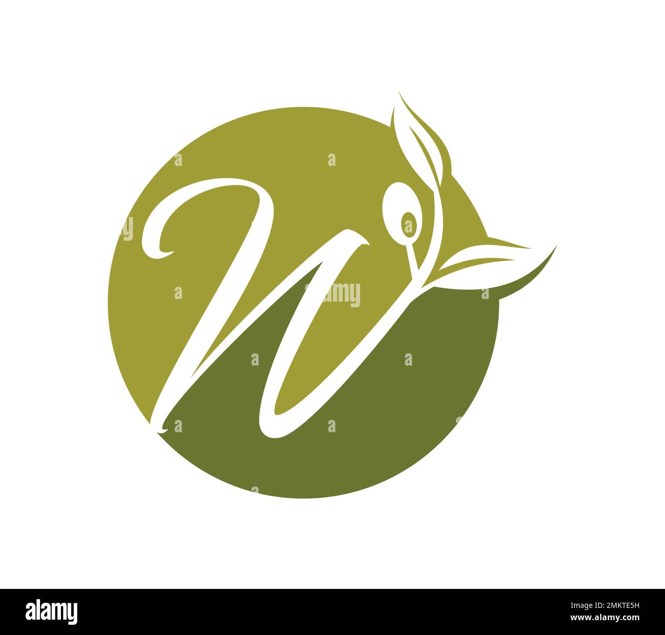 A vector illustration of Grape Vine Monogram Initial Logo Letter W Stock Vector Image & Art - Alamy