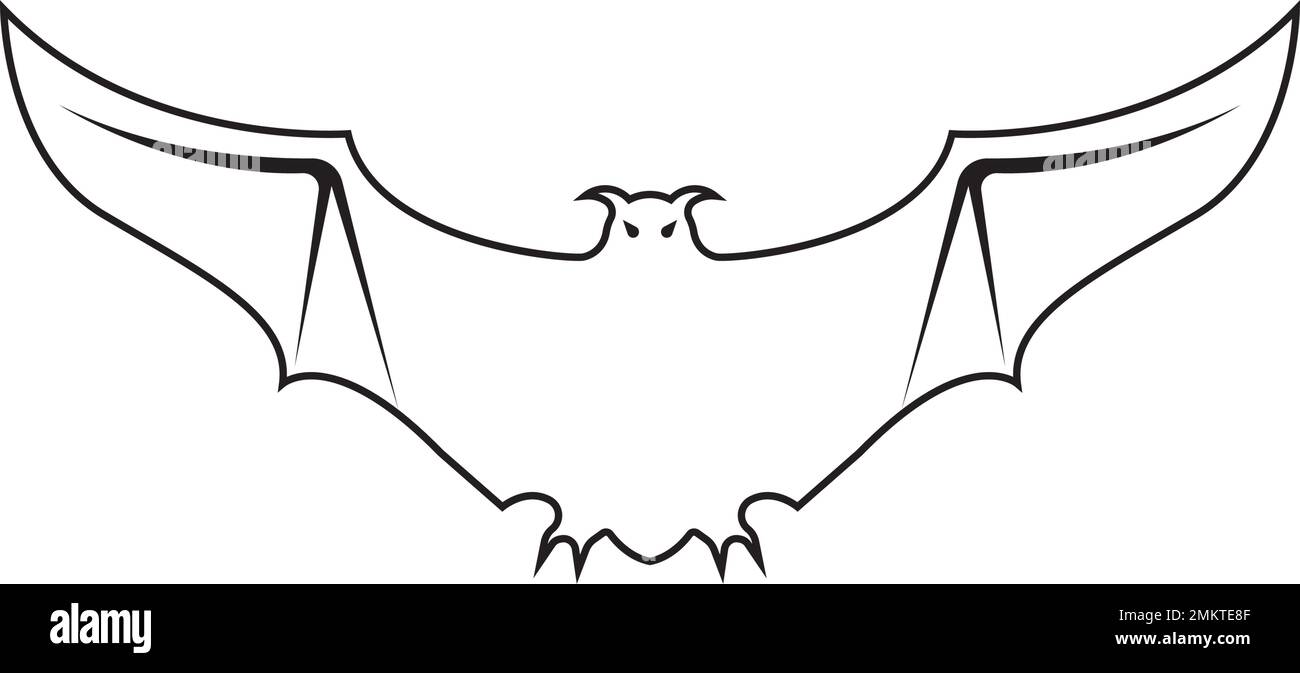 Bat logo vector illustration design template Stock Vector Image & Art ...