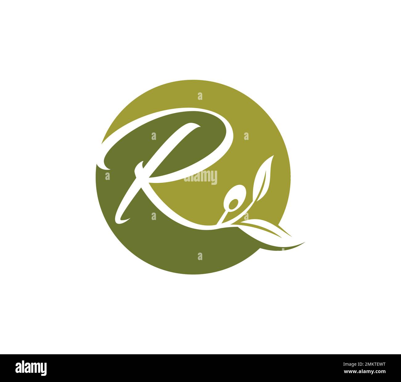 A vector illustration of Grape Vine Monogram Initial Logo Letter R ...