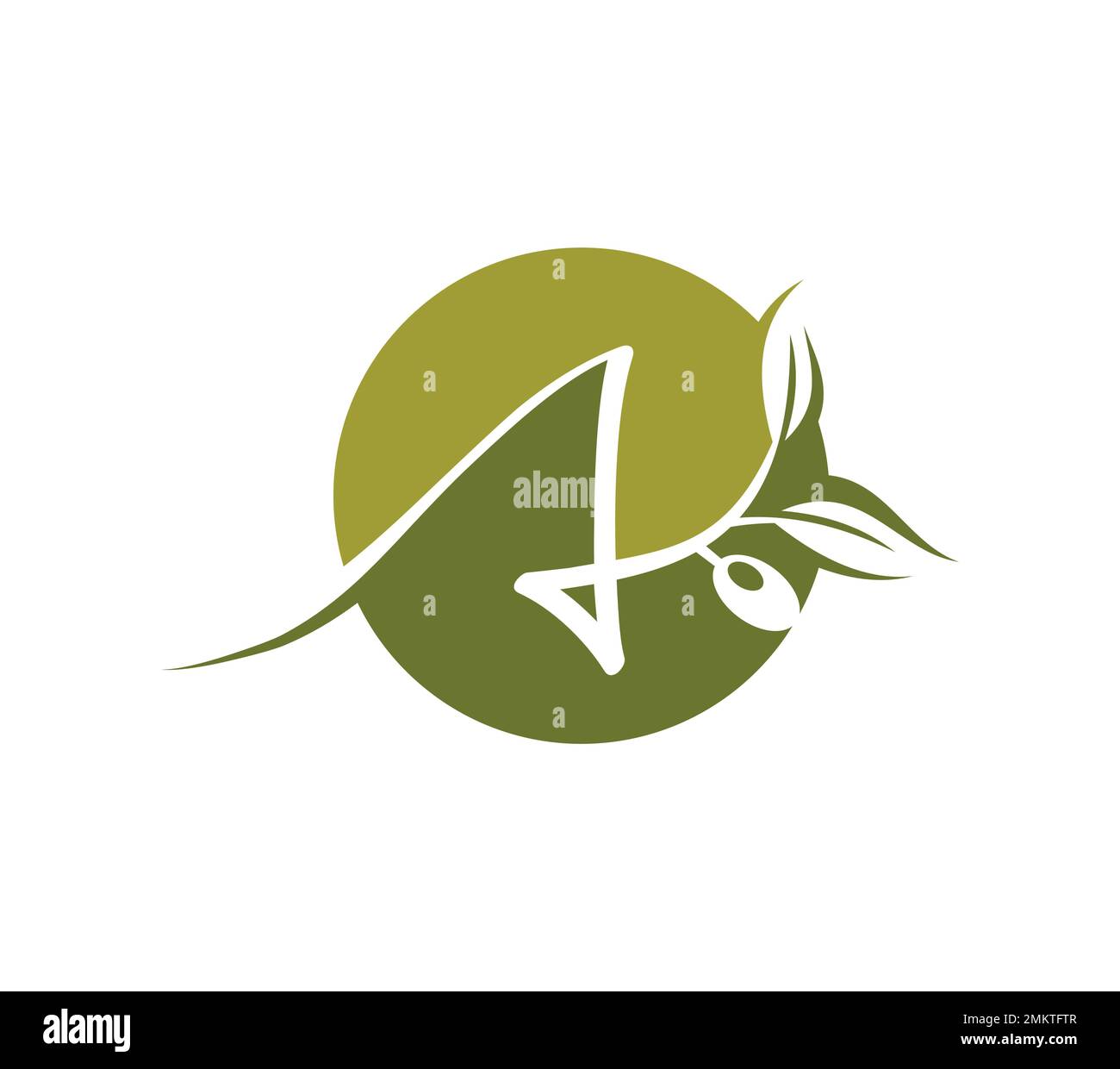 A vector illustration of Alphabet Grape Vine Monogram Initial Logo ...