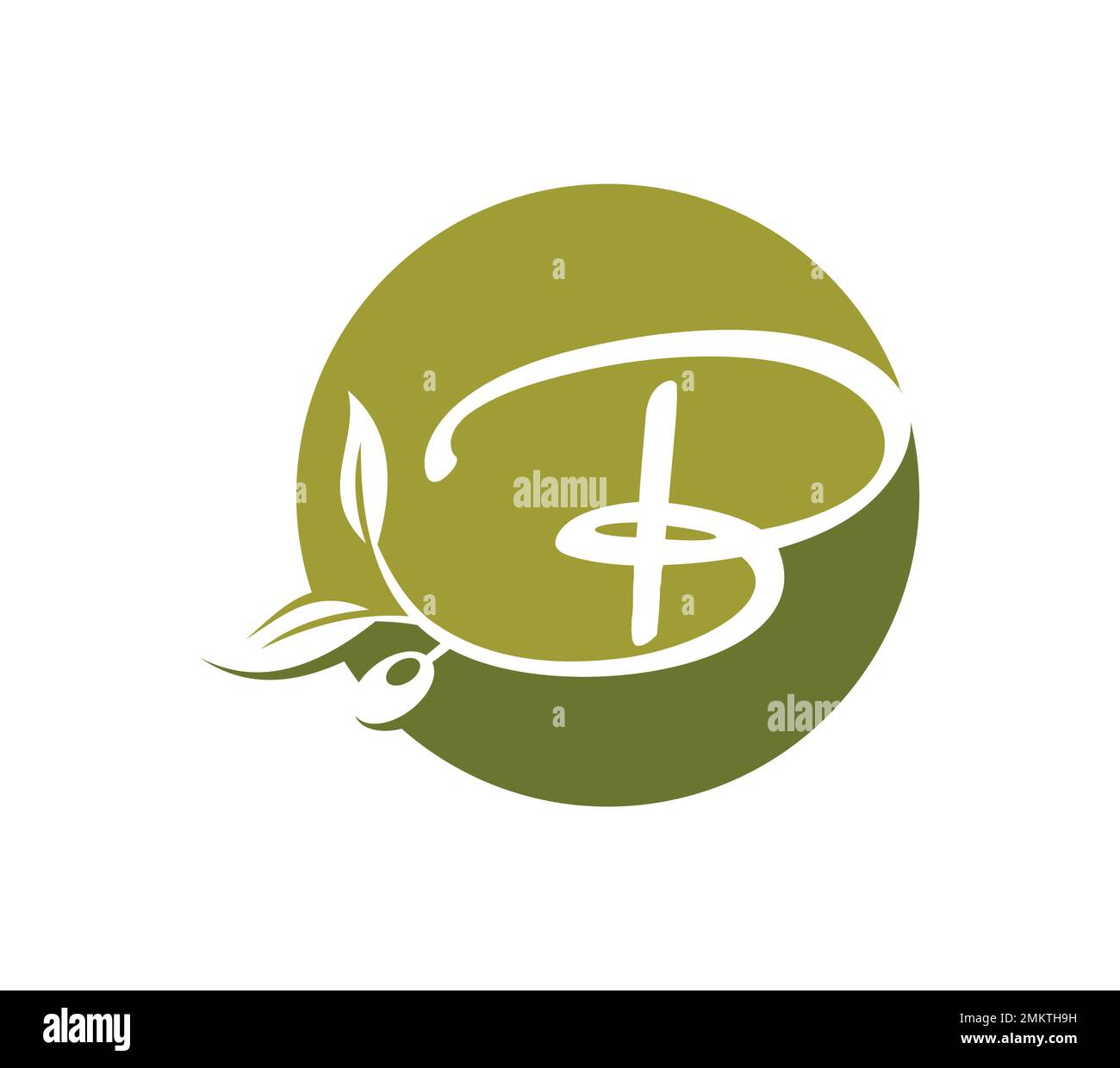 A vector illustration of Alphabet Grape Vine Monogram Initial Logo ...