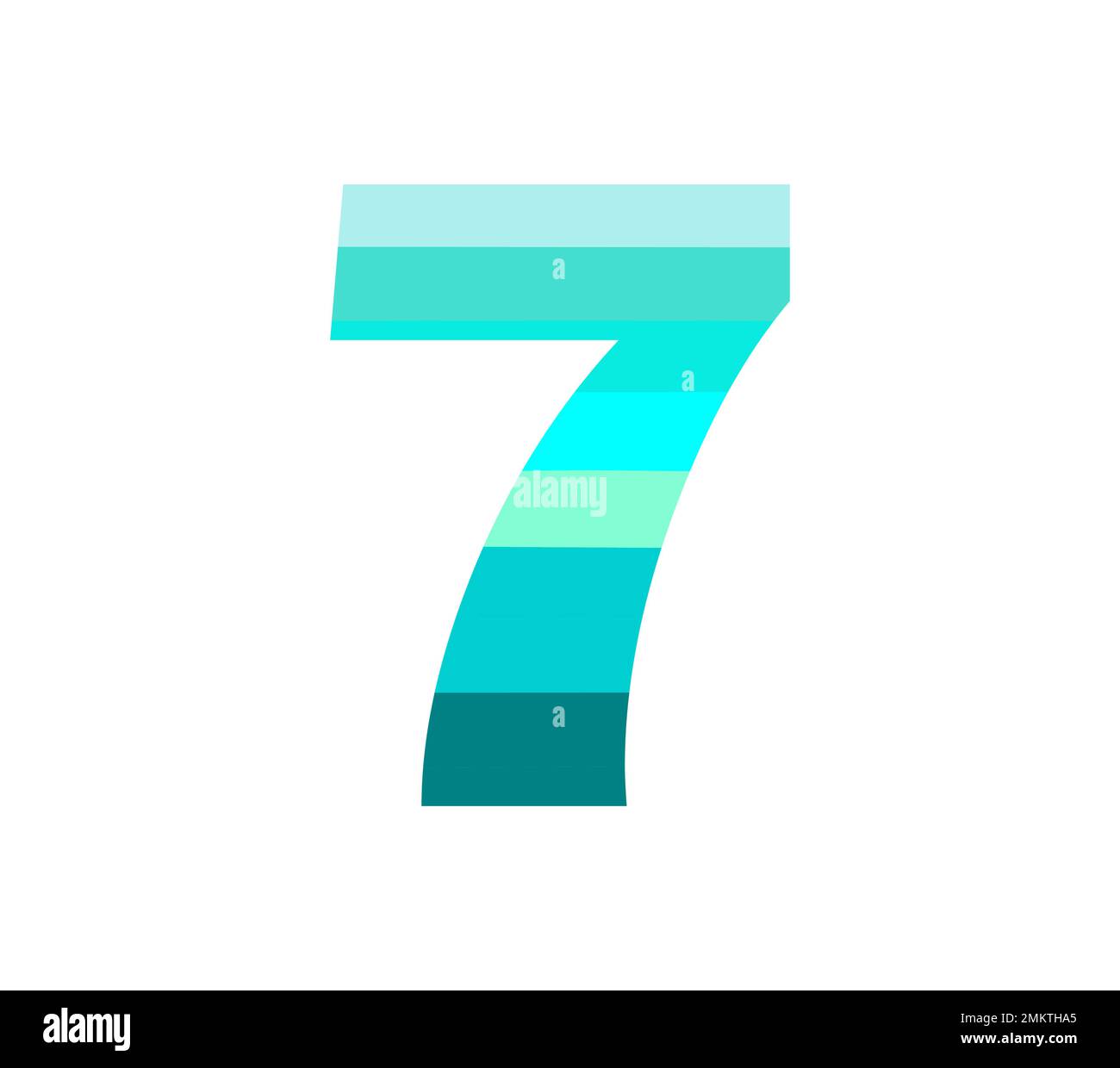 Numeric 7 Stock Vector Images - Alamy