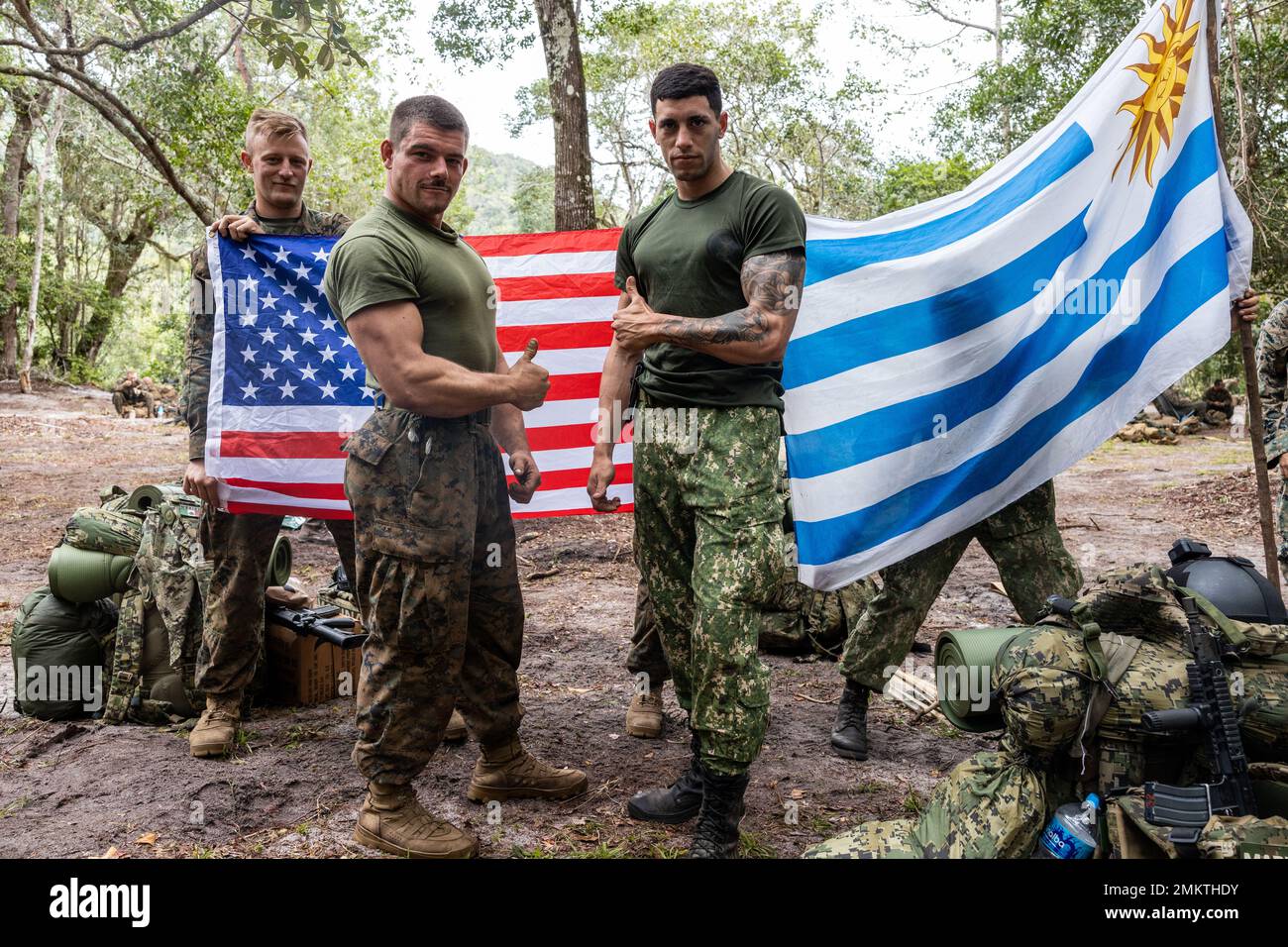 U.S. Marine Corps Cpl. Joshua Grant, a squad leader with Lima Company, 3rd Battalion, 25th ...