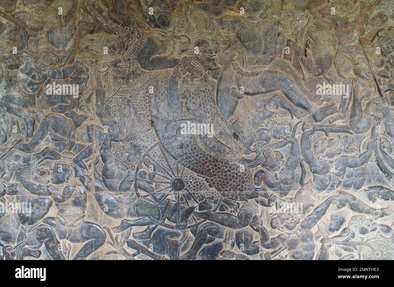 Angkor wat murals hi-res stock photography and images - Alamy