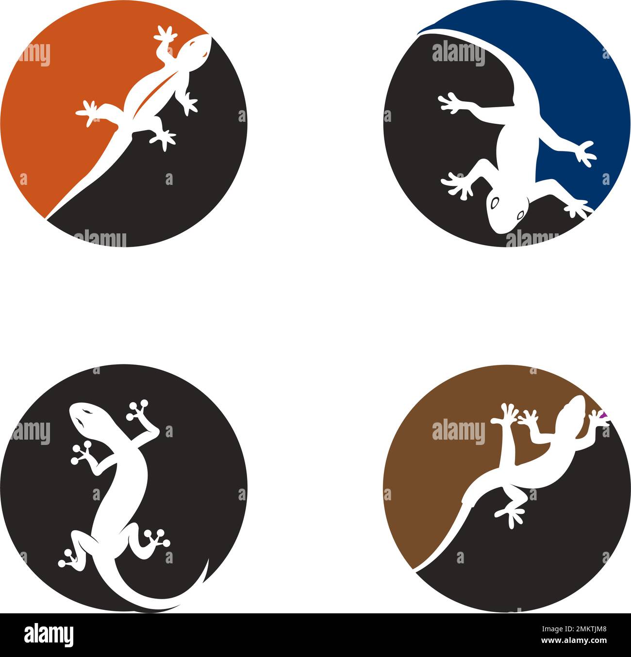 house lizard vector icon illustration simple design Stock Vector Image ...