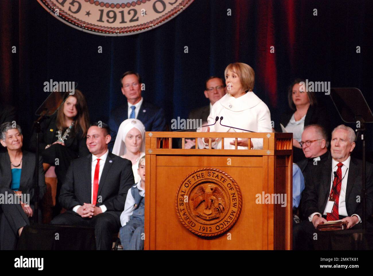 Democratic New Mexico Gov. Michelle Lujan Grisham urges greater state ...