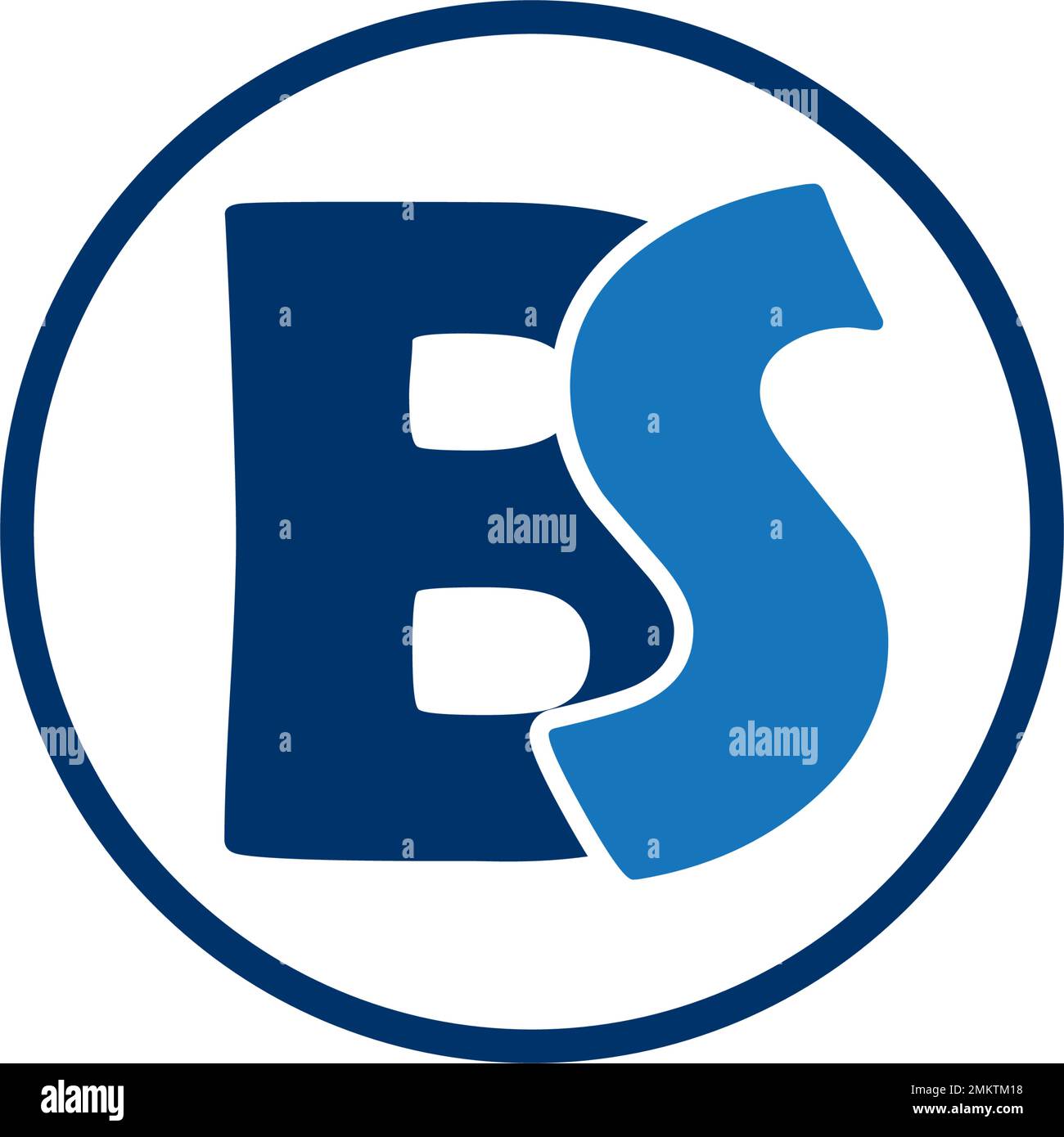 BS letter logo. vector illustration trendy design Stock Vector Image ...