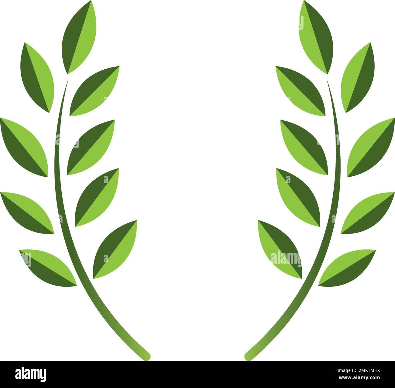 leaf icon vector design illustration template and background Stock ...