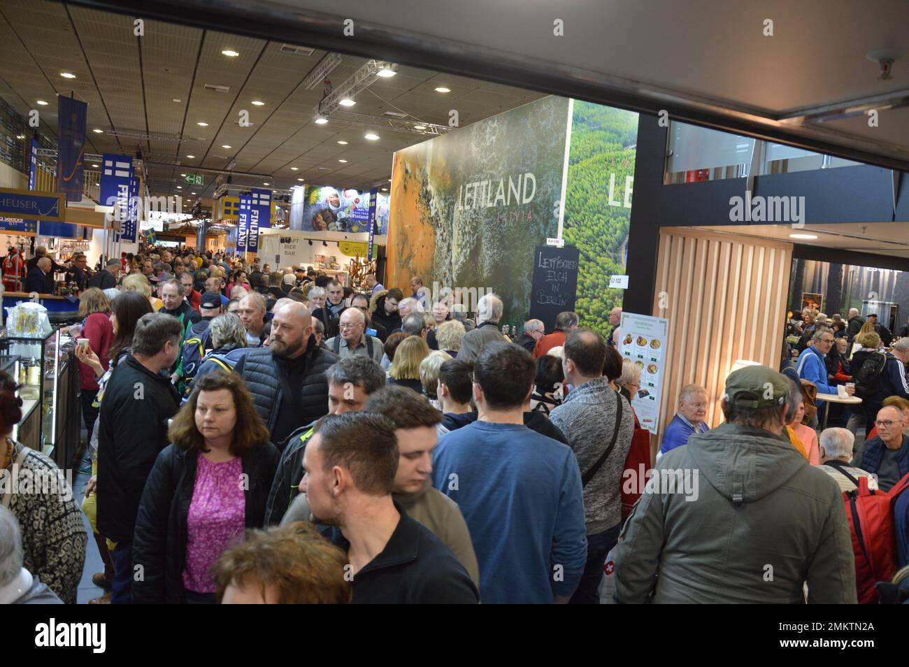 Berlin, Germany - January 24, 2023 - Crowd at The International Green ...