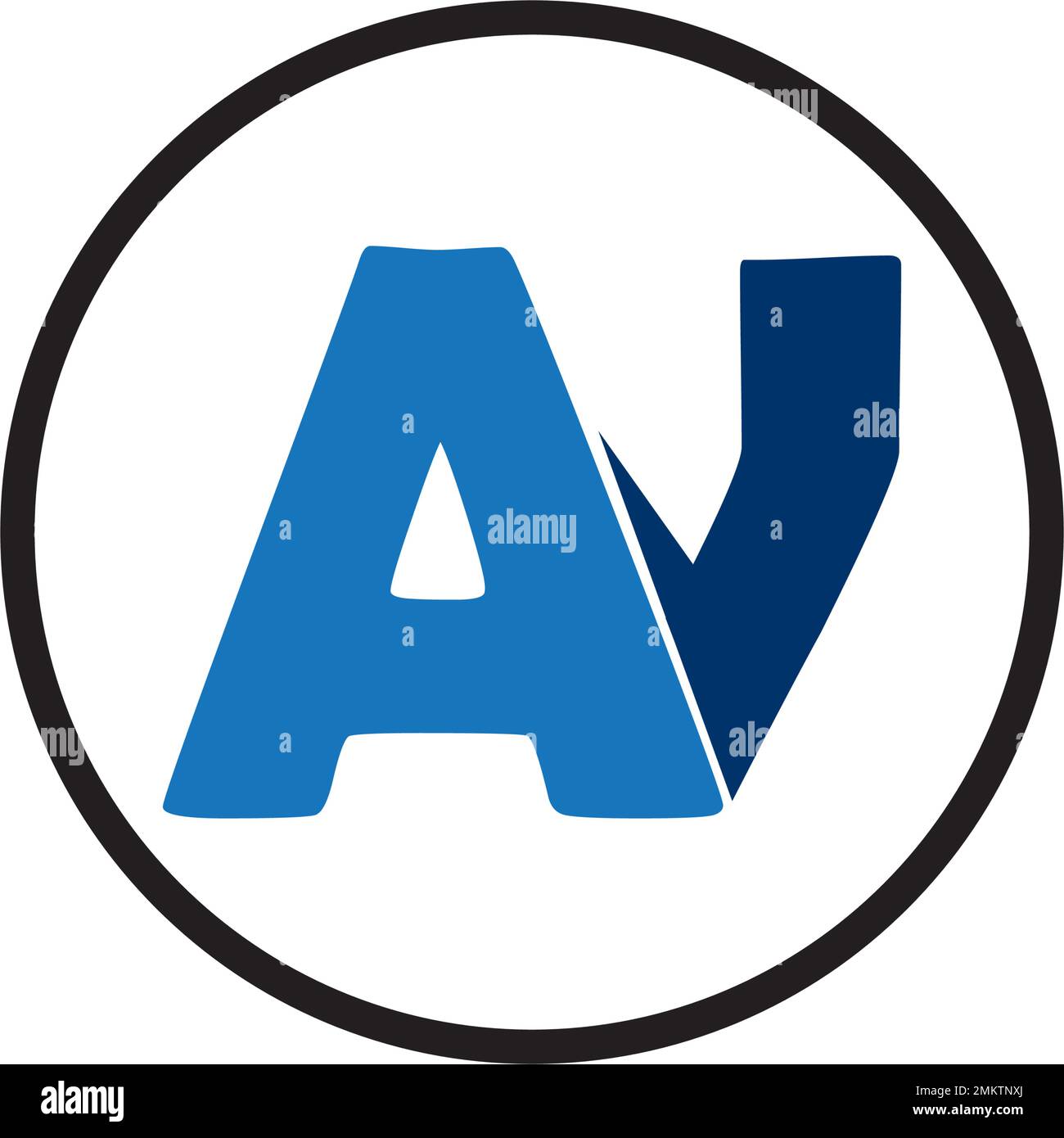 AV letter logo vector illustration simple design Stock Vector Image ...