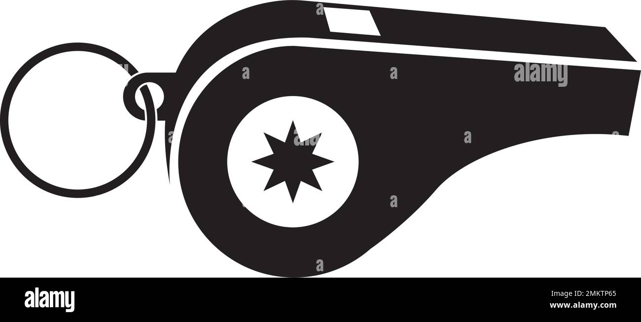 Referee football silhouette Stock Vector Images - Alamy