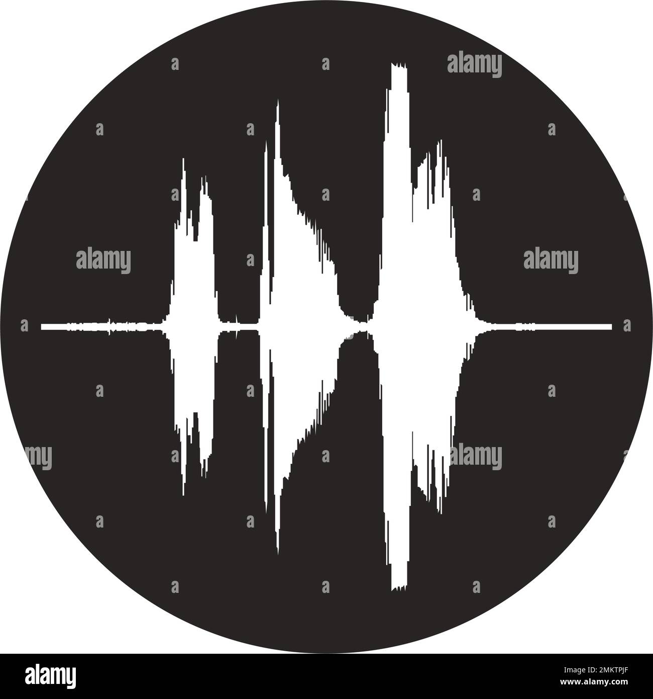 sound signal icon vector illustration symbol design Stock Vector Image ...