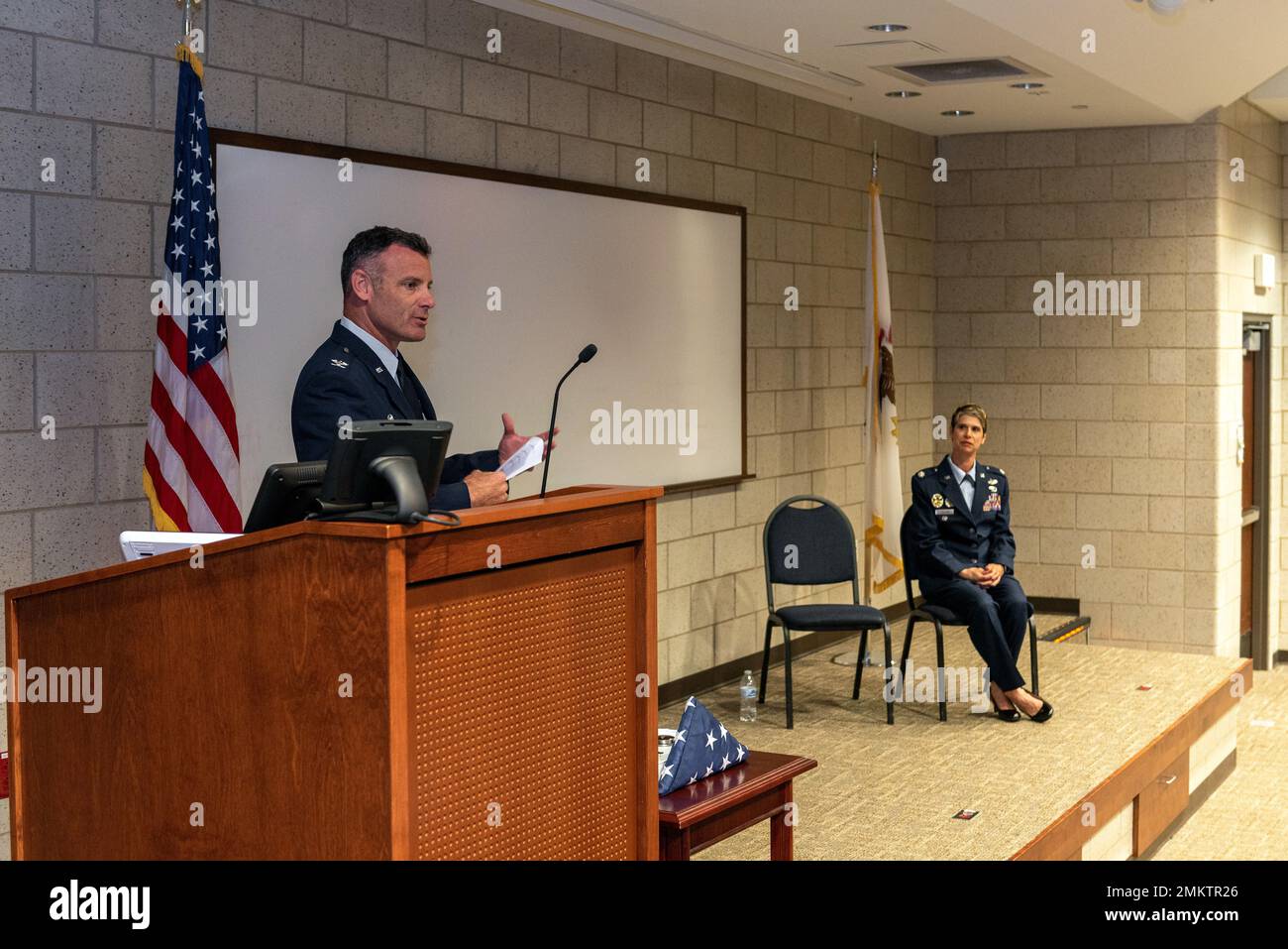 U.S. Air Force Col. Rusty Ballard, the commander of the 182nd Airlift ...