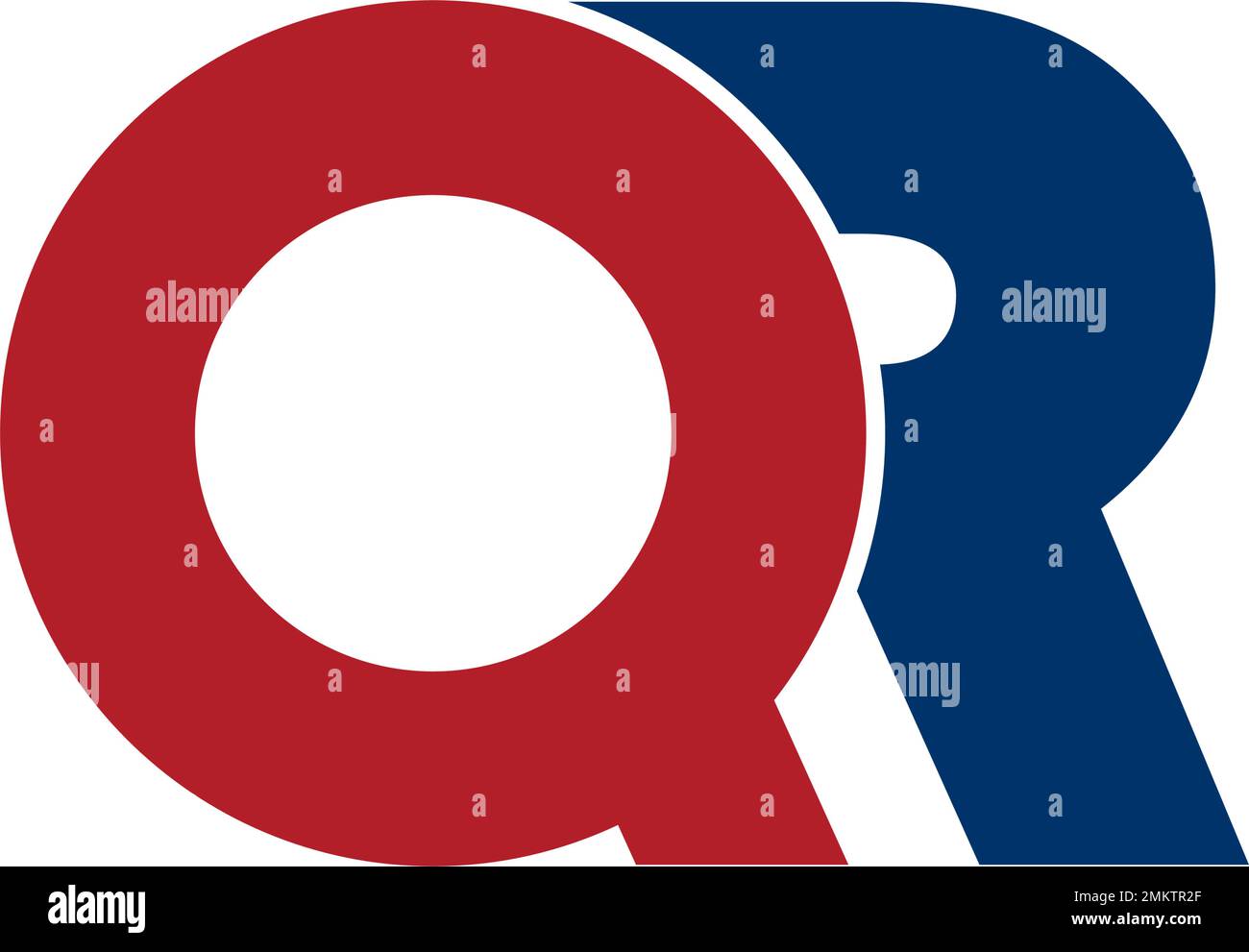 QR letter logo,vector illustration simple design Stock Vector Image ...