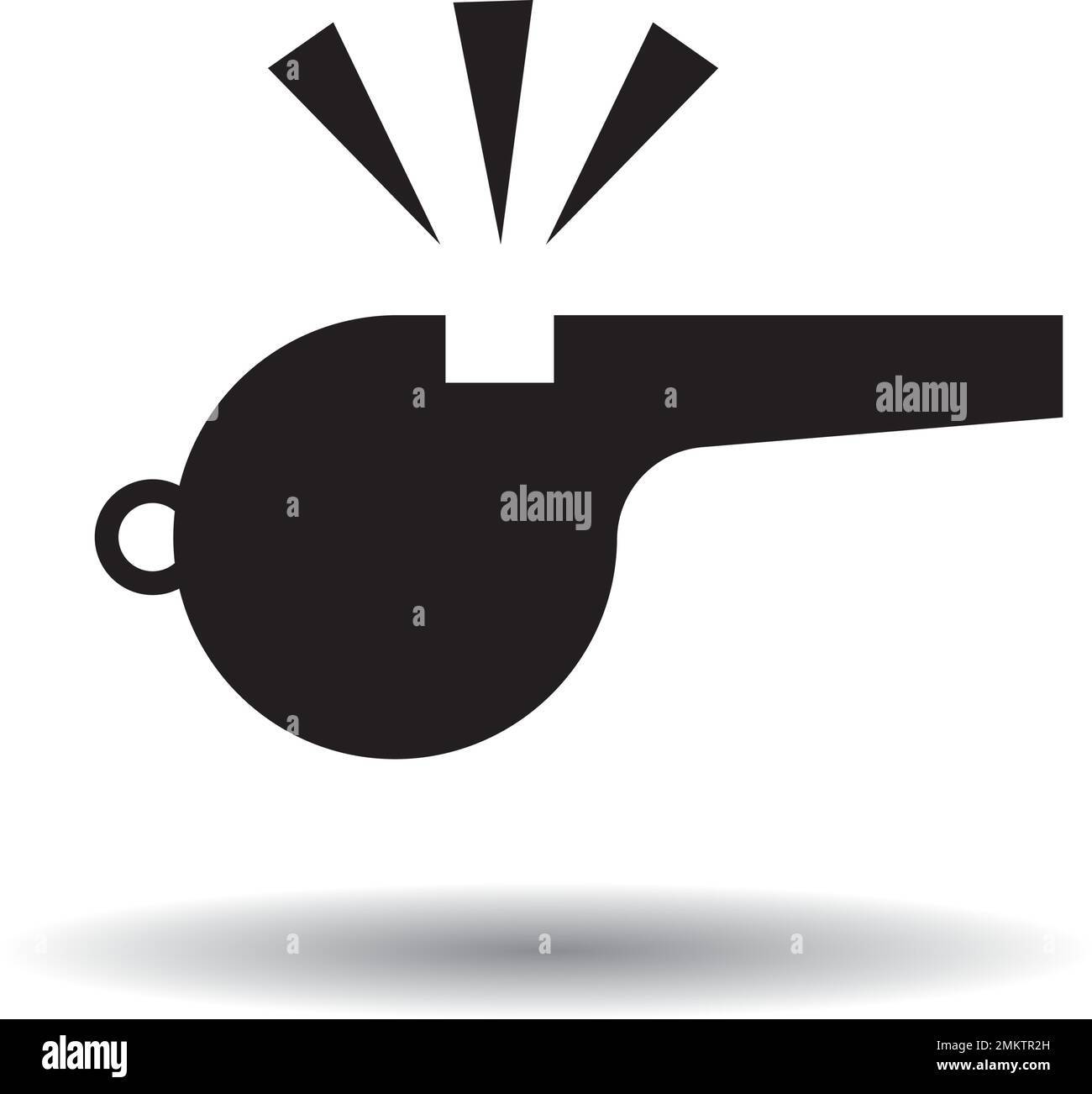 whistle vector icon illustration simple design Stock Vector Image & Art ...