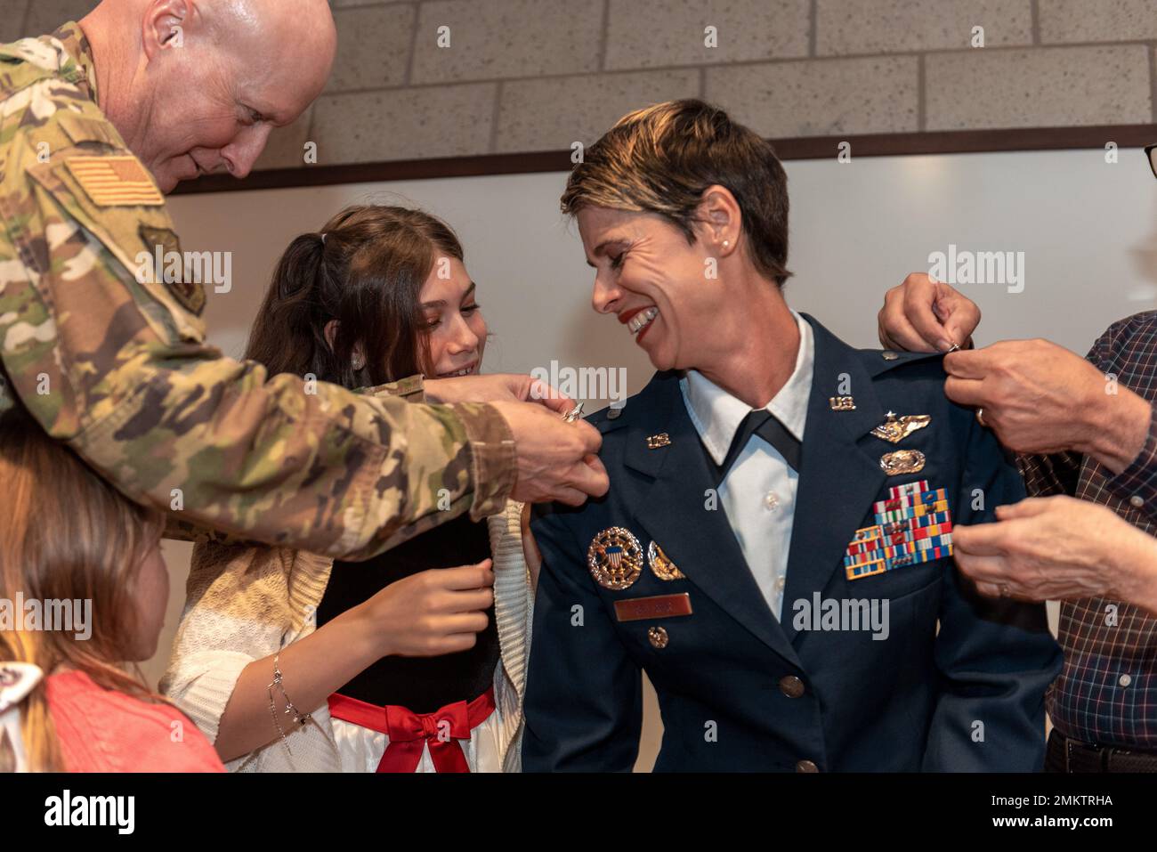The family of U.S. Air Force Col. Asheleigh Gellner, the vice wing ...