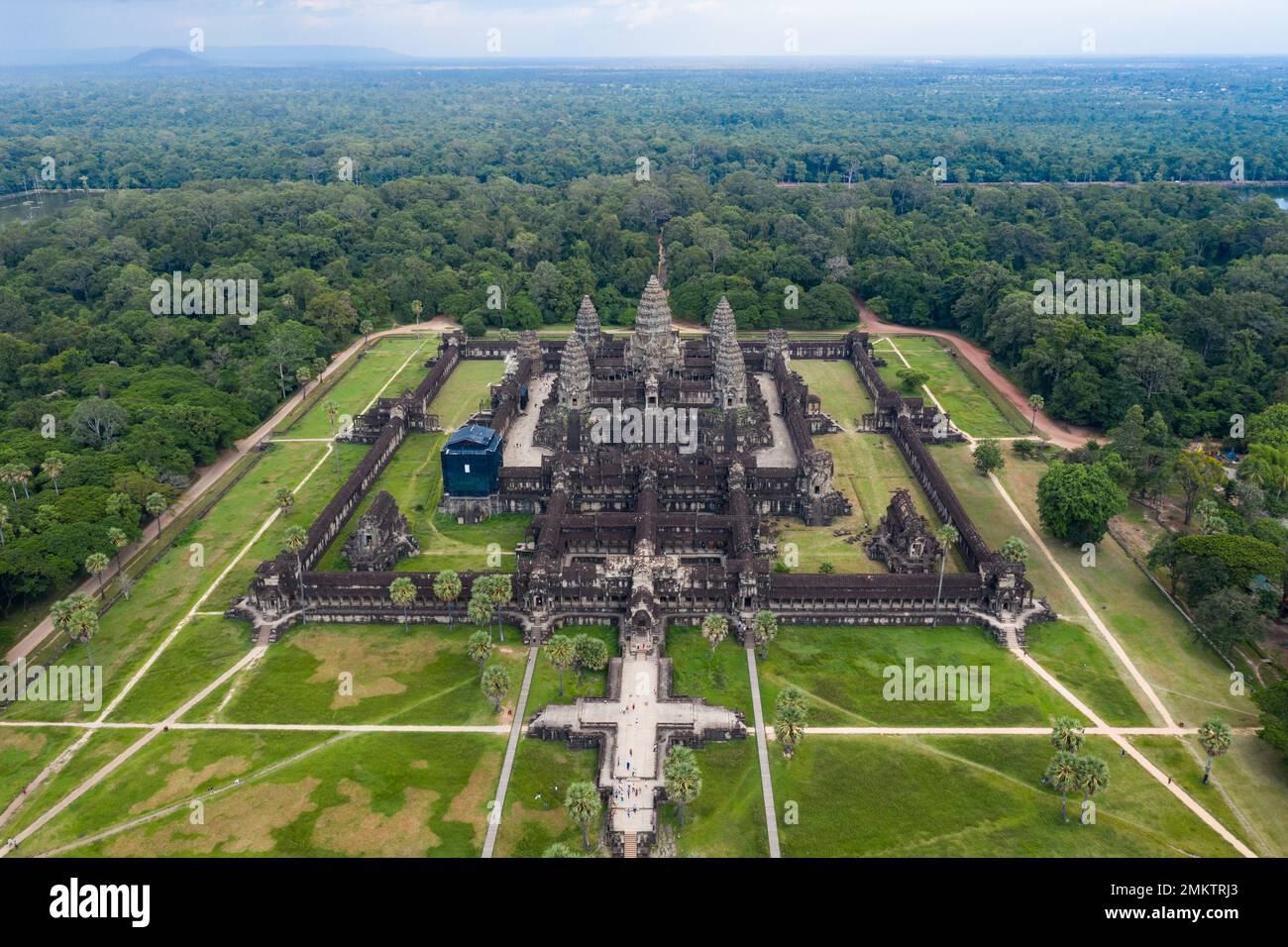 Birds eye view of angkor hi-res stock photography and images - Alamy