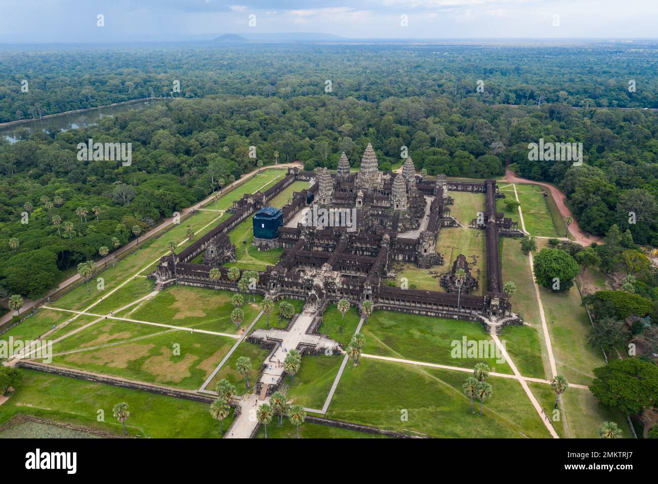Birds eye view of angkor hi-res stock photography and images - Alamy