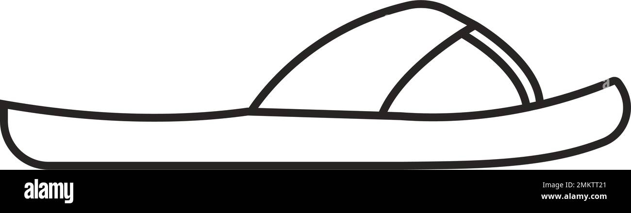 flip-flops logo vector illustration simple design Stock Vector Image ...