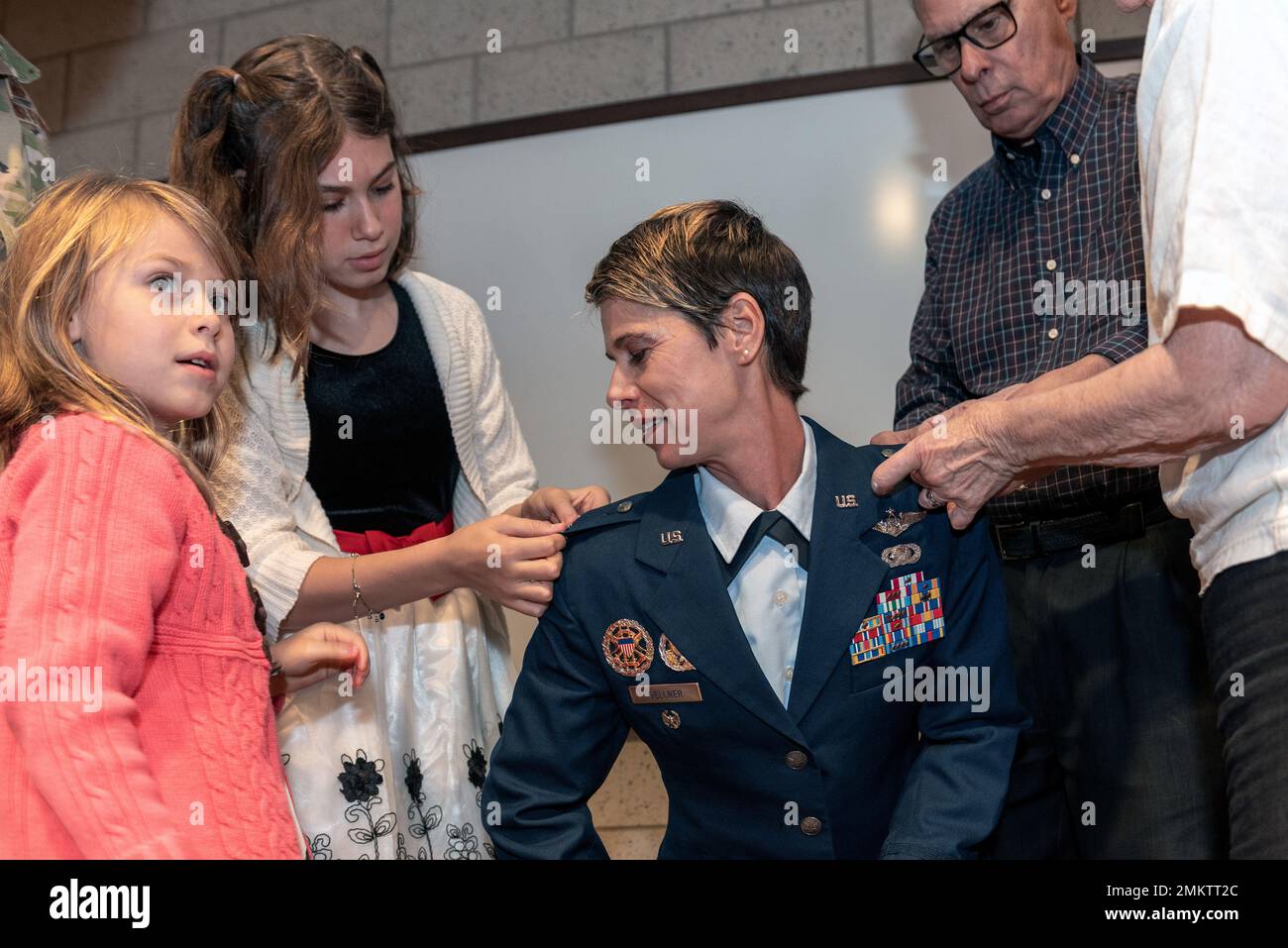 The family of U.S. Air Force Col. Asheleigh Gellner, the vice wing ...