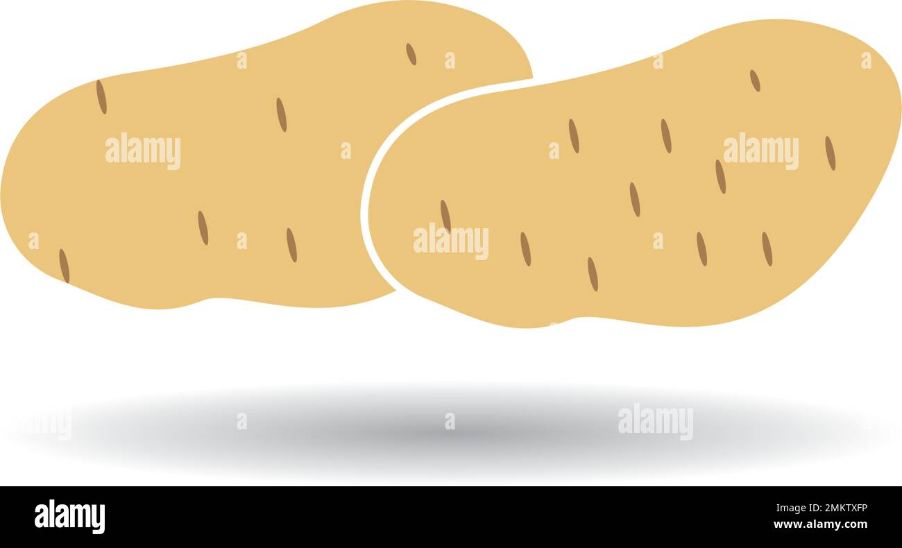 potato vector icon illustration simple design Stock Vector Image & Art ...