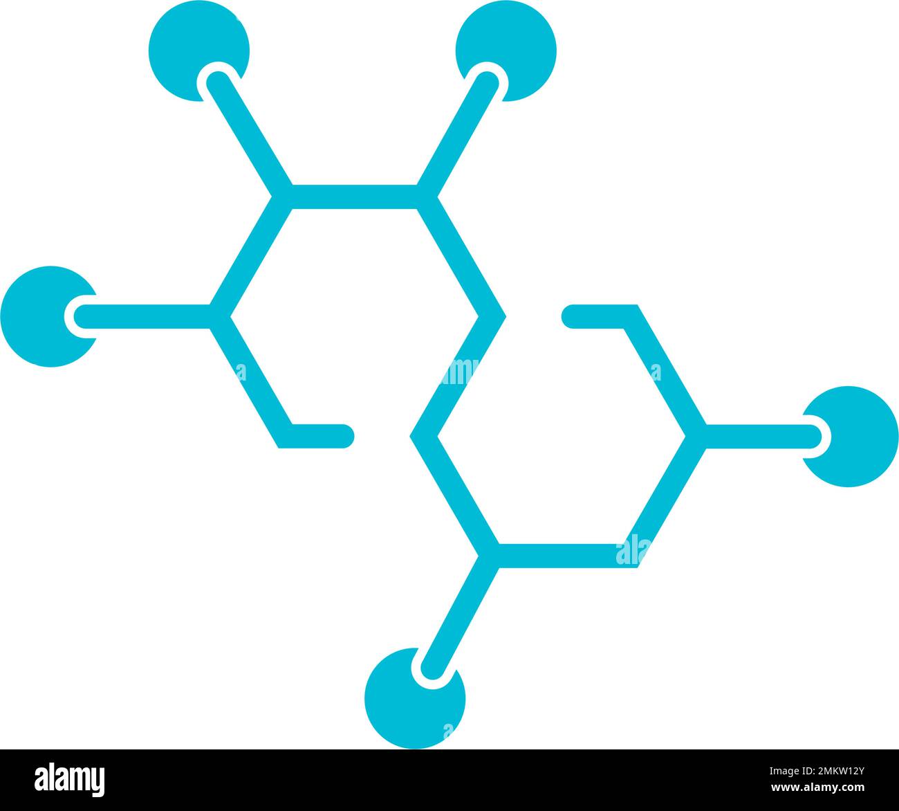 Protein molecule model Cut Out Stock Images & Pictures - Alamy