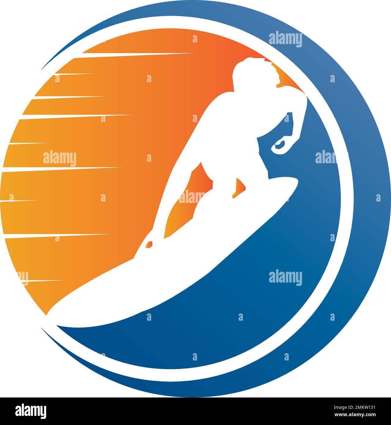 surfing logo vector , illustration design template Stock Vector Image ...