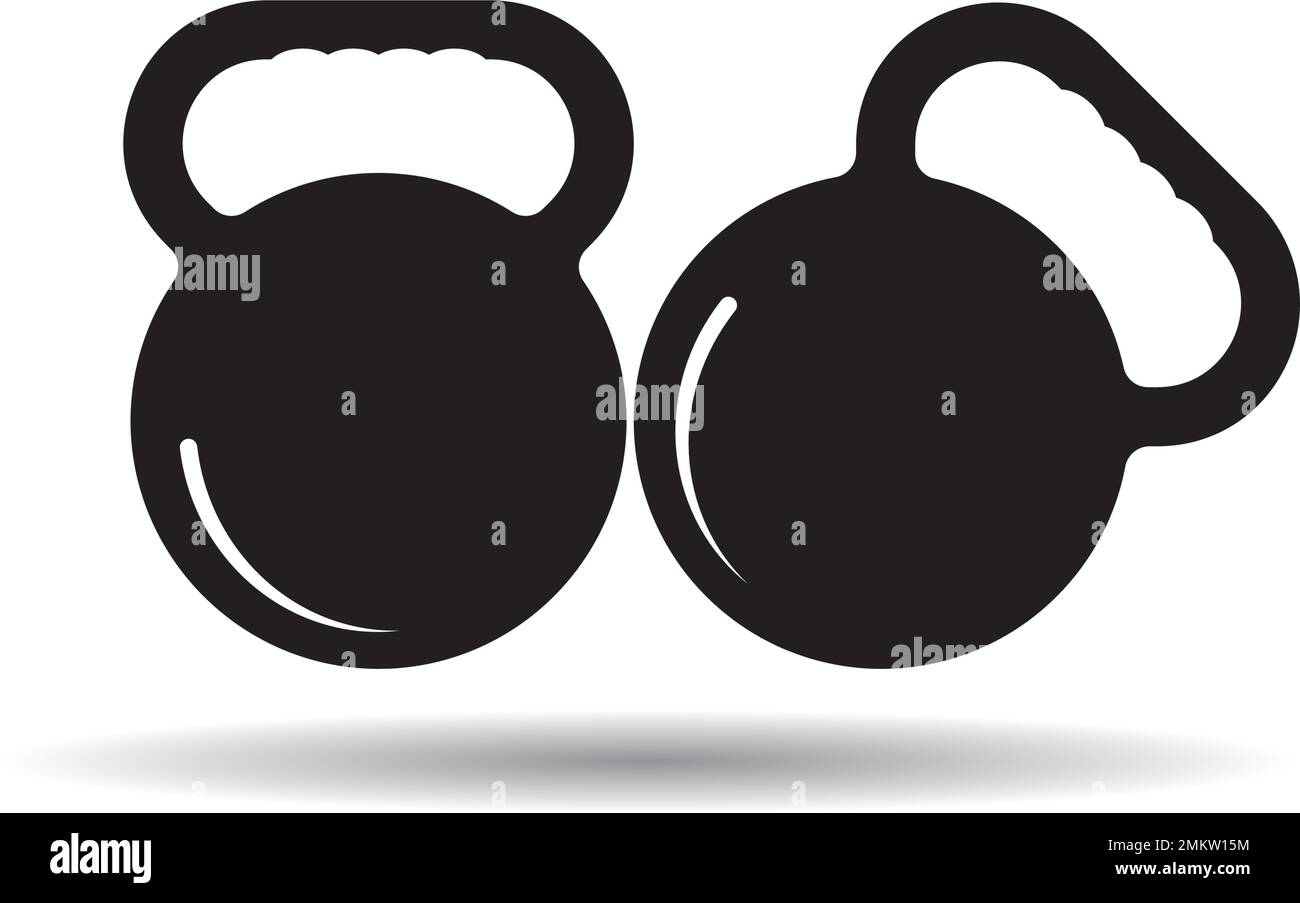 barbell or Dumbbell Gym Icon,vector illustration fitness logo Stock Vector Image & Art - Alamy