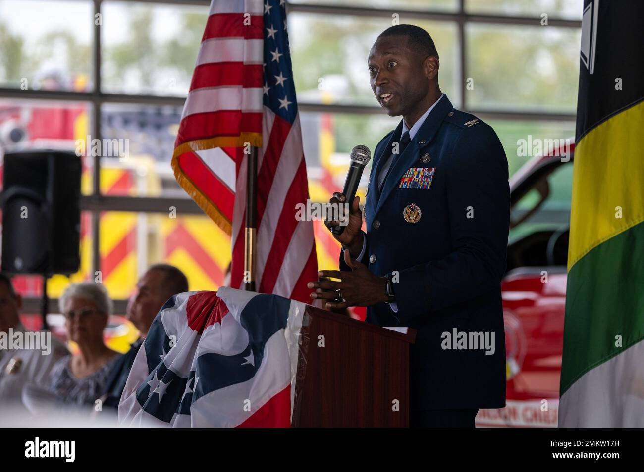 U.S. Air Force Col. Willie Cooper, 375th Mission Support Group ...